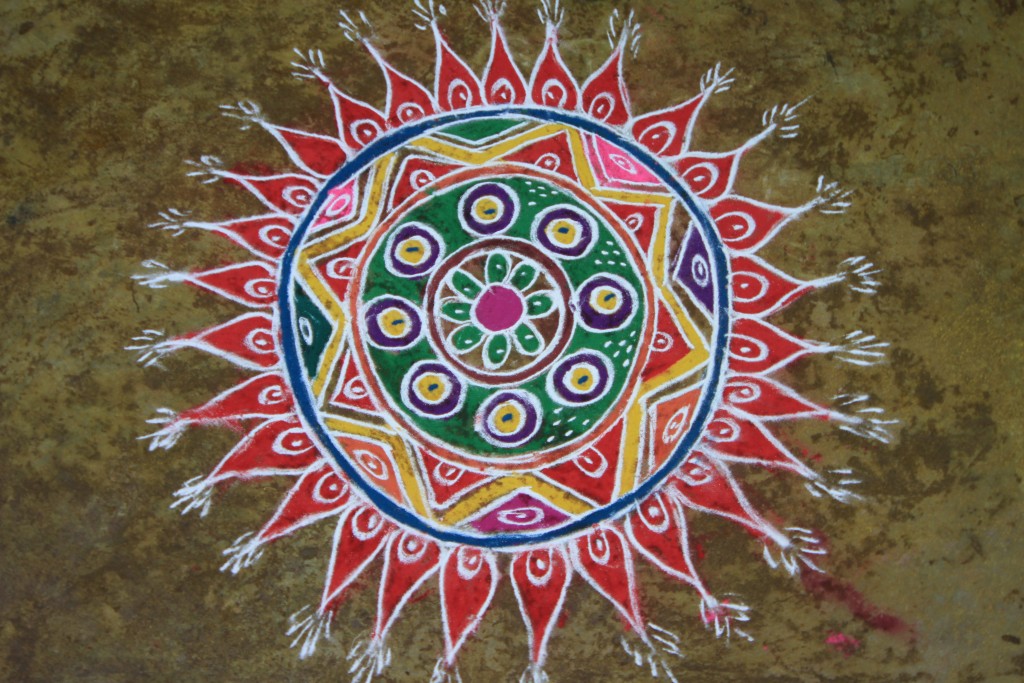 The meaning of Rangolis, an ephemeral art form. | Ashtanga Yoga ...